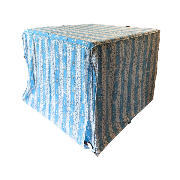Blue and White Striped Game Tablecloth – Fete & Vignette